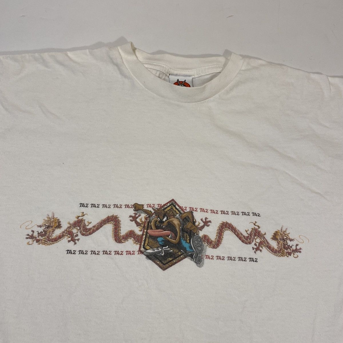 Streetwear × Vintage × Warner Bros Vintage Taz Dragon Tee | Grailed
