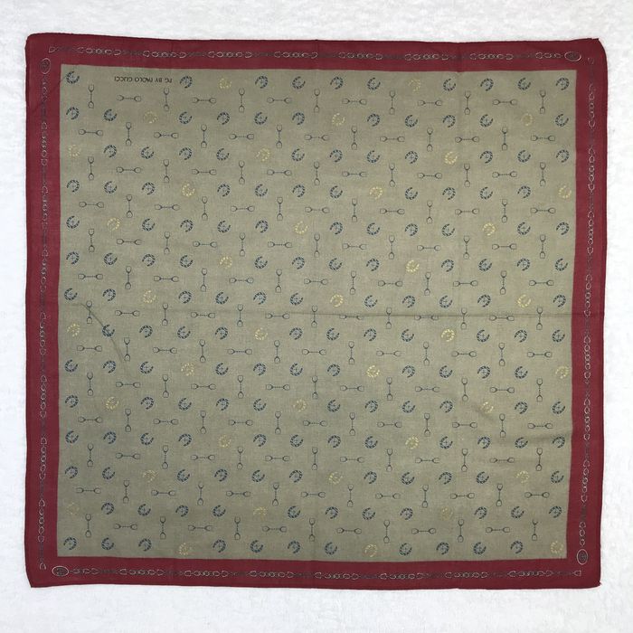 Designer Paolo Gucci bandana handkerchief scarf | Grailed