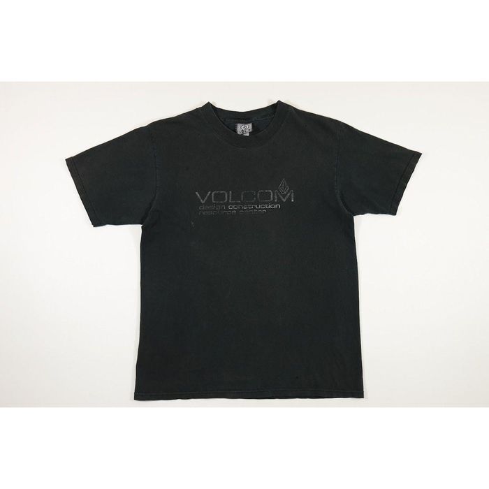 Volcom Volcom Design Construction Faded Graphic Logo Skater Tee | Grailed