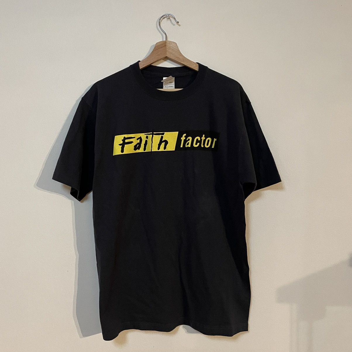 Vintage Vintage Fear Factor Faith Jesus Christ God Parody Tee Shirt ...