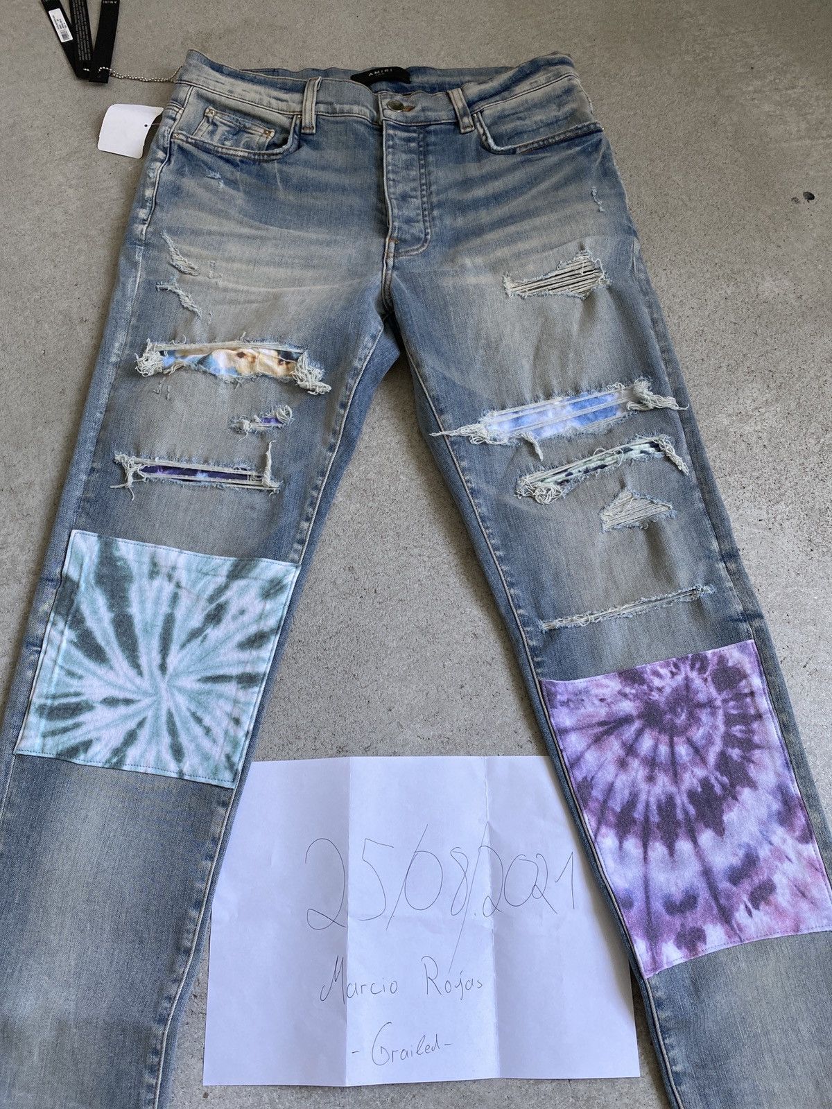 Amiri SS21 AMIRI Art Patch Jeans Denim | Grailed