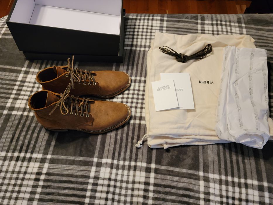 Viberg Viberg Service Boot - Aged Bark Roughout | Grailed