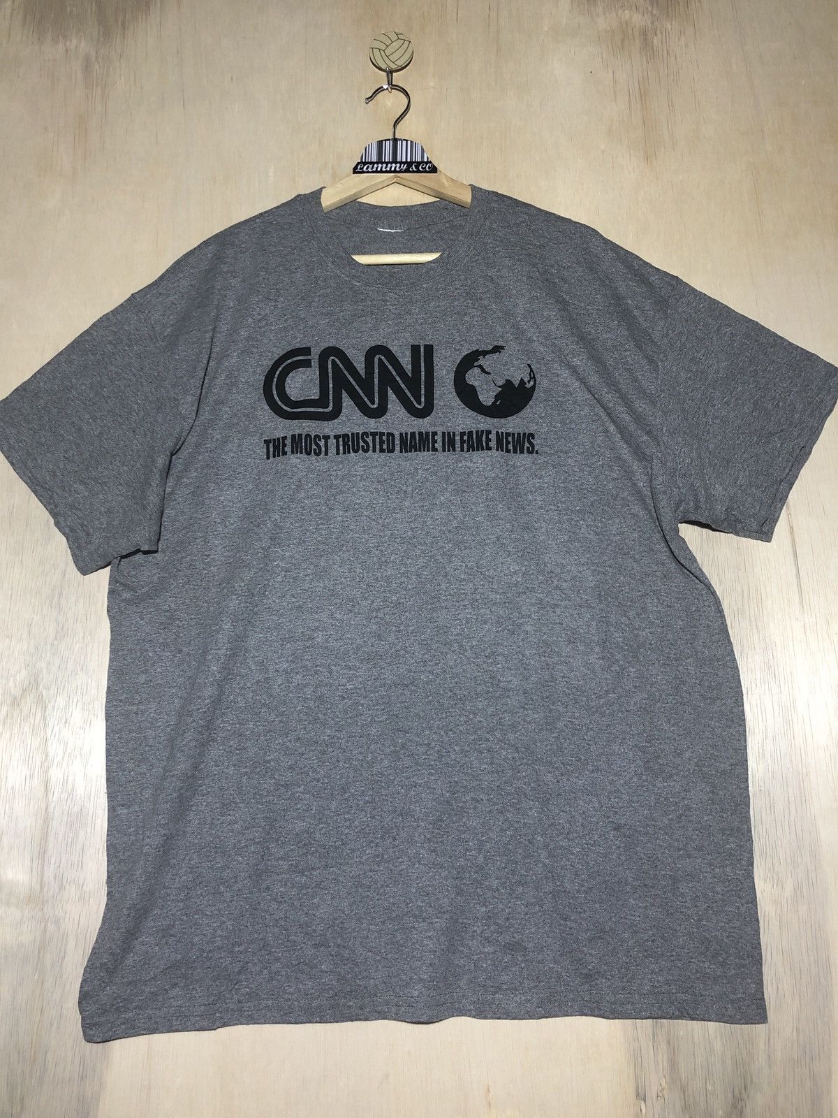 Streetwear rare CNN the most trusted name in fake news tshirt | Grailed
