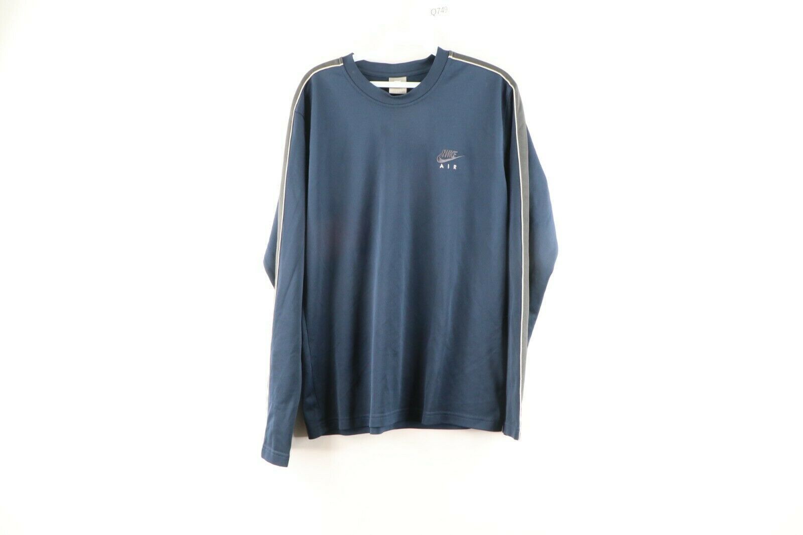 Nike Vintage Nike Air Color Block Long Sleeve Shirt Blue | Grailed