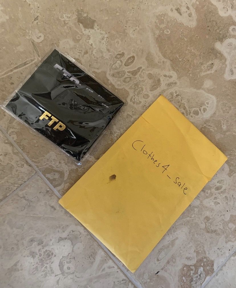 Fuck The Population FTP Logo Cardholder wallet with card | Grailed