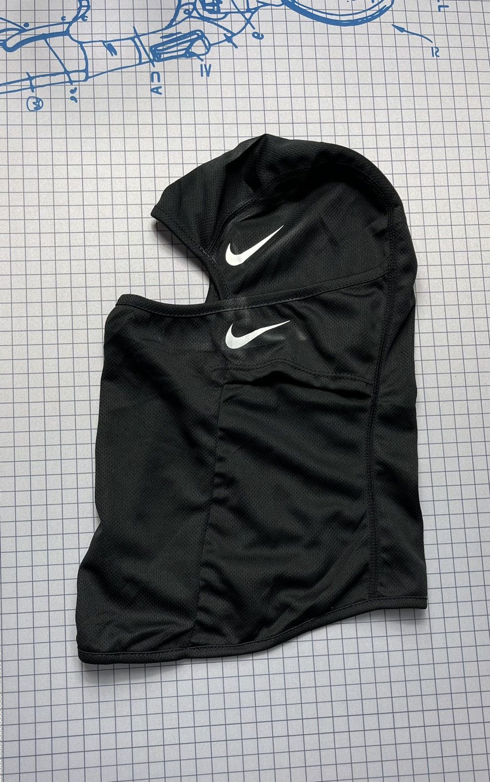 Japanese Brand Custom x Double swoosh Premium balaclava Ski mask Face ...