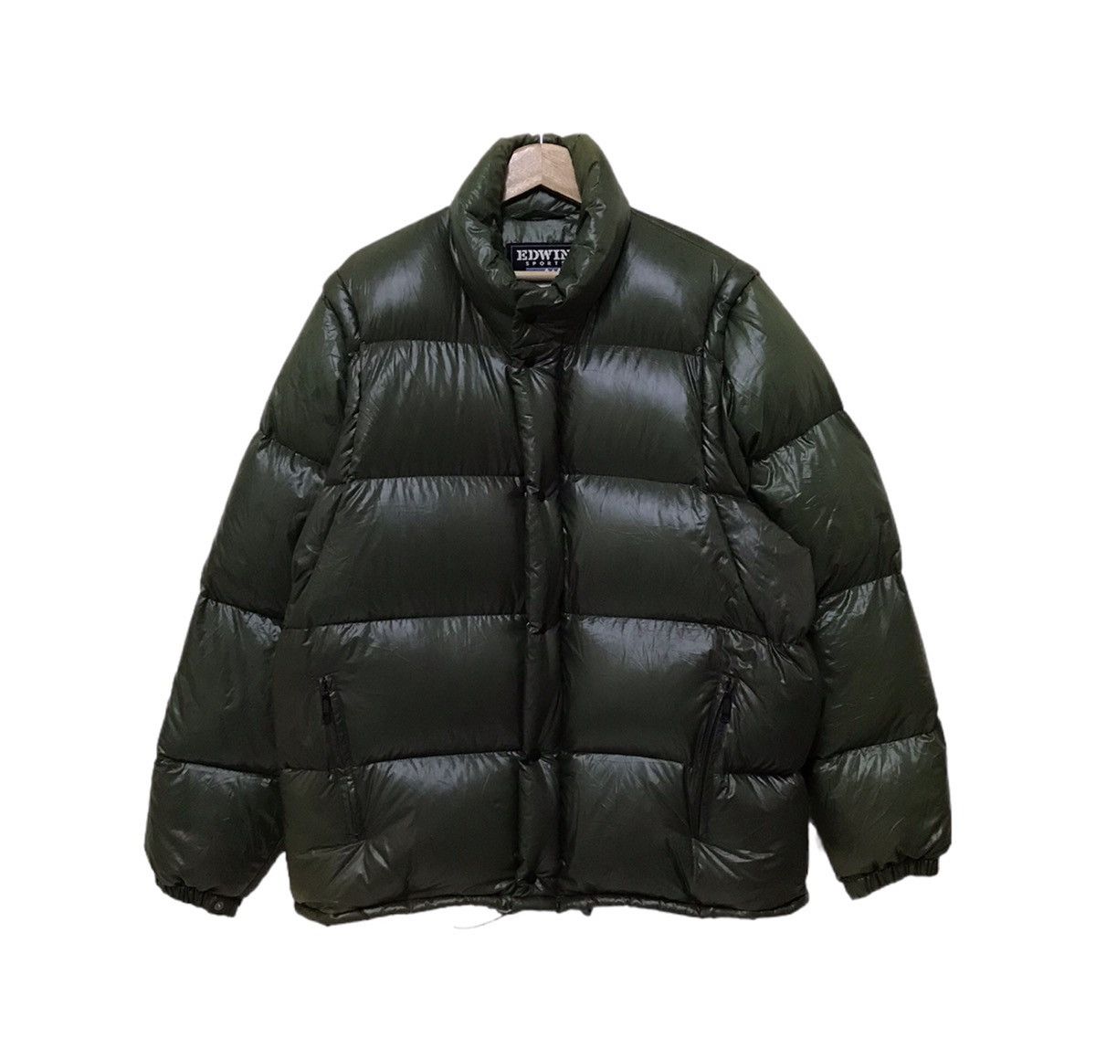 Edwin Vintage Original Edwin Sports Puffer Jacket Removable Sleeve ...
