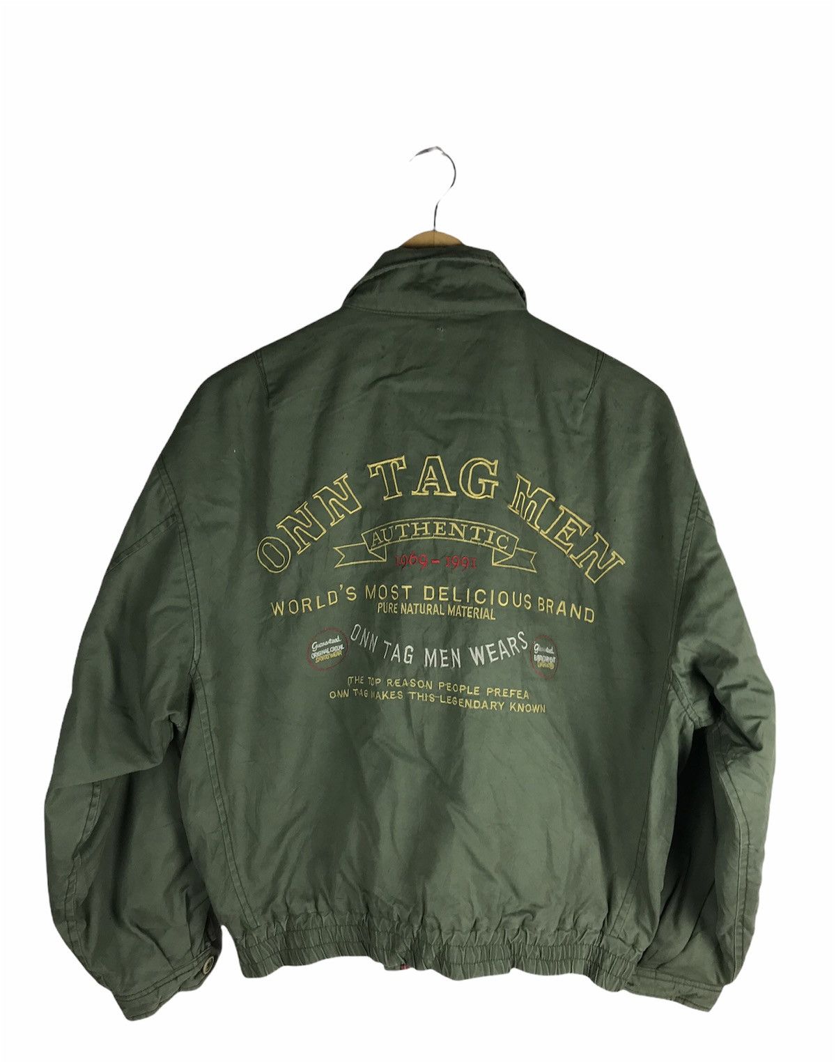 Bomber Jacket × Vintage ON TAG MEN AUTHENTIC BOMBER JACKET STYLE ...