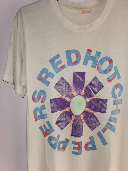 Vintage Vintage 1990s Sperm Red Hot Chili Pepper T Shirt Grailed