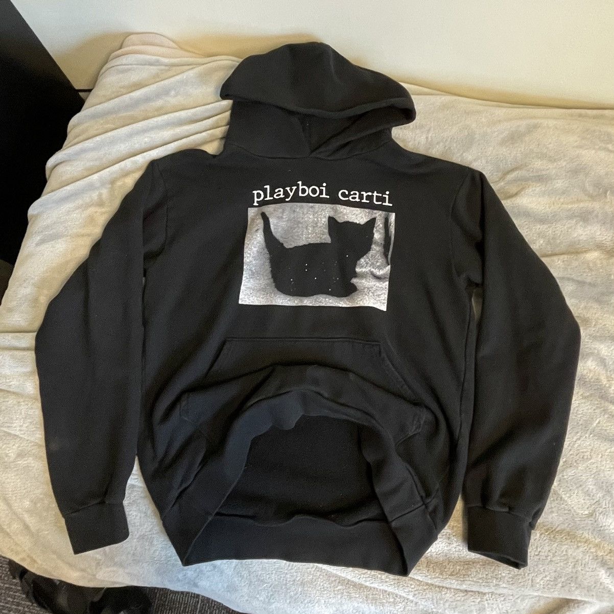 Playboi Carti Playboi Carti WLR Black Cat Hoodie | Grailed