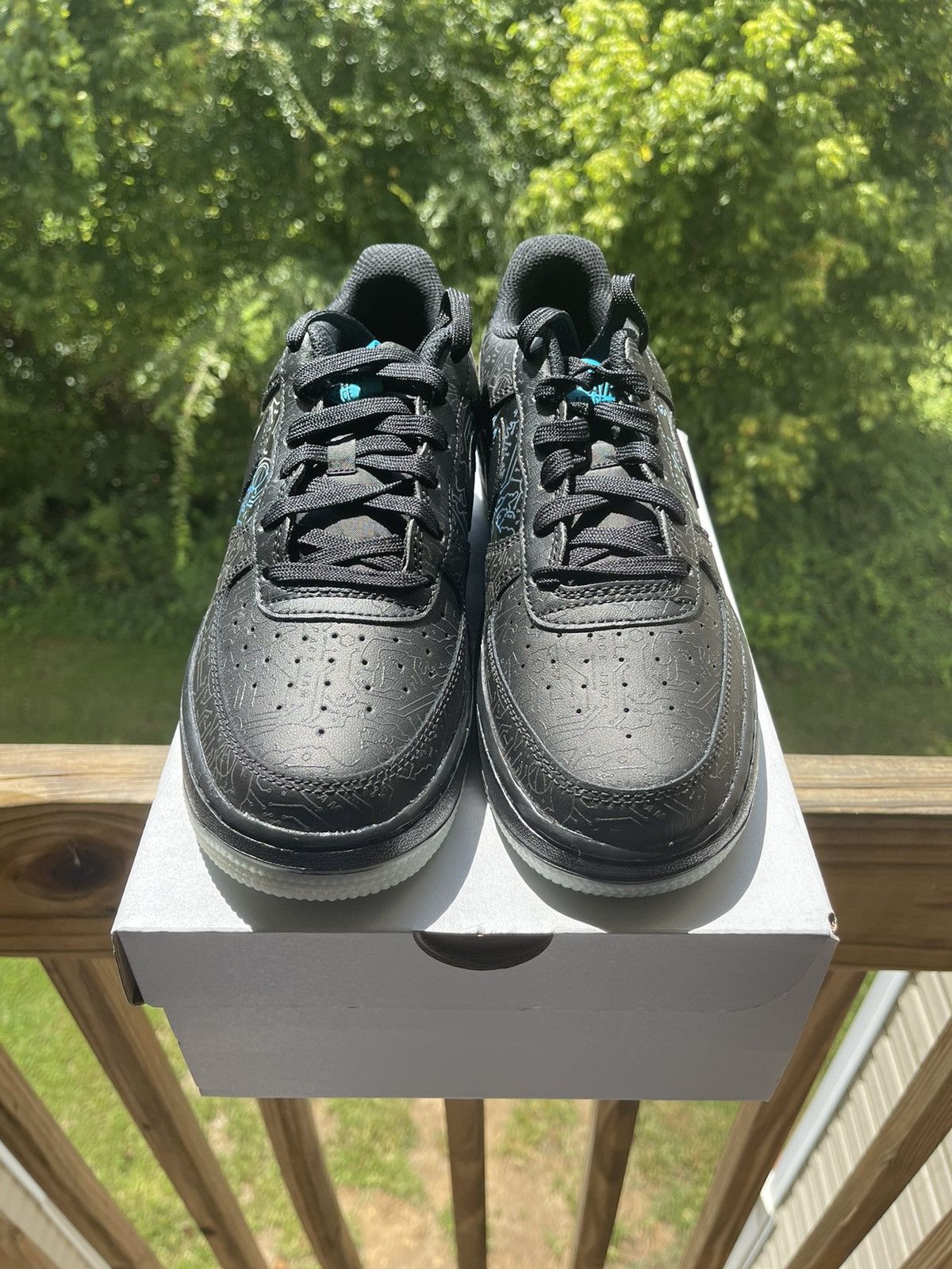 Nike Air Force 1 SpaceJam Computer Chip | Grailed