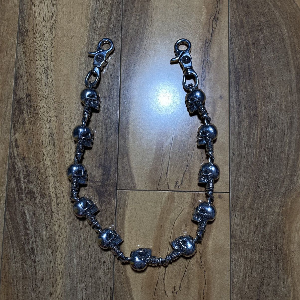 Chrome Hearts Chrome Hearts Foti Skull Wallet Chain | Grailed