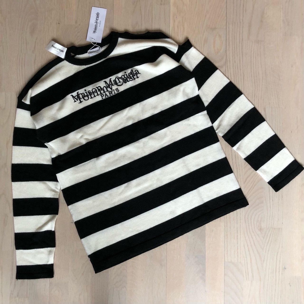 Maison Margiela Tommy Cash Sweater Black / White | Grailed