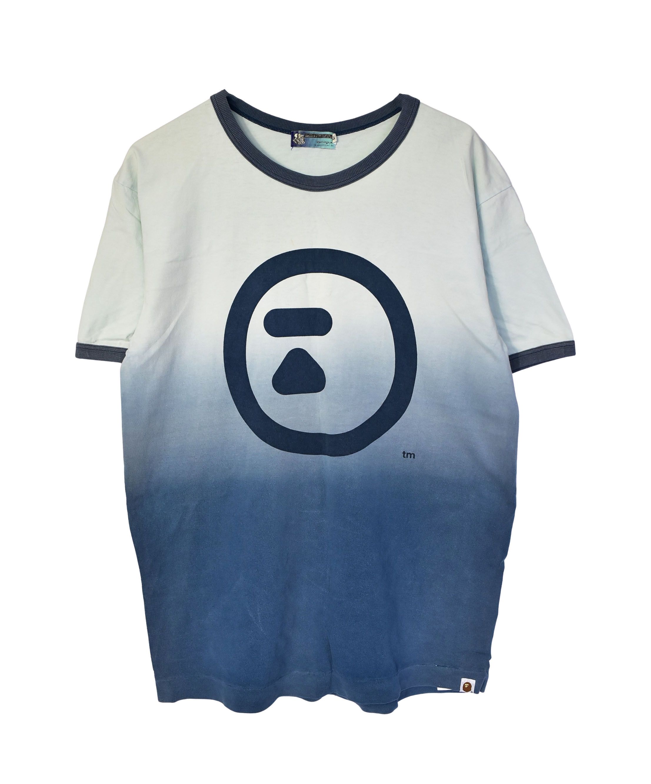 Bape Gradient Moon Face Tee | Grailed