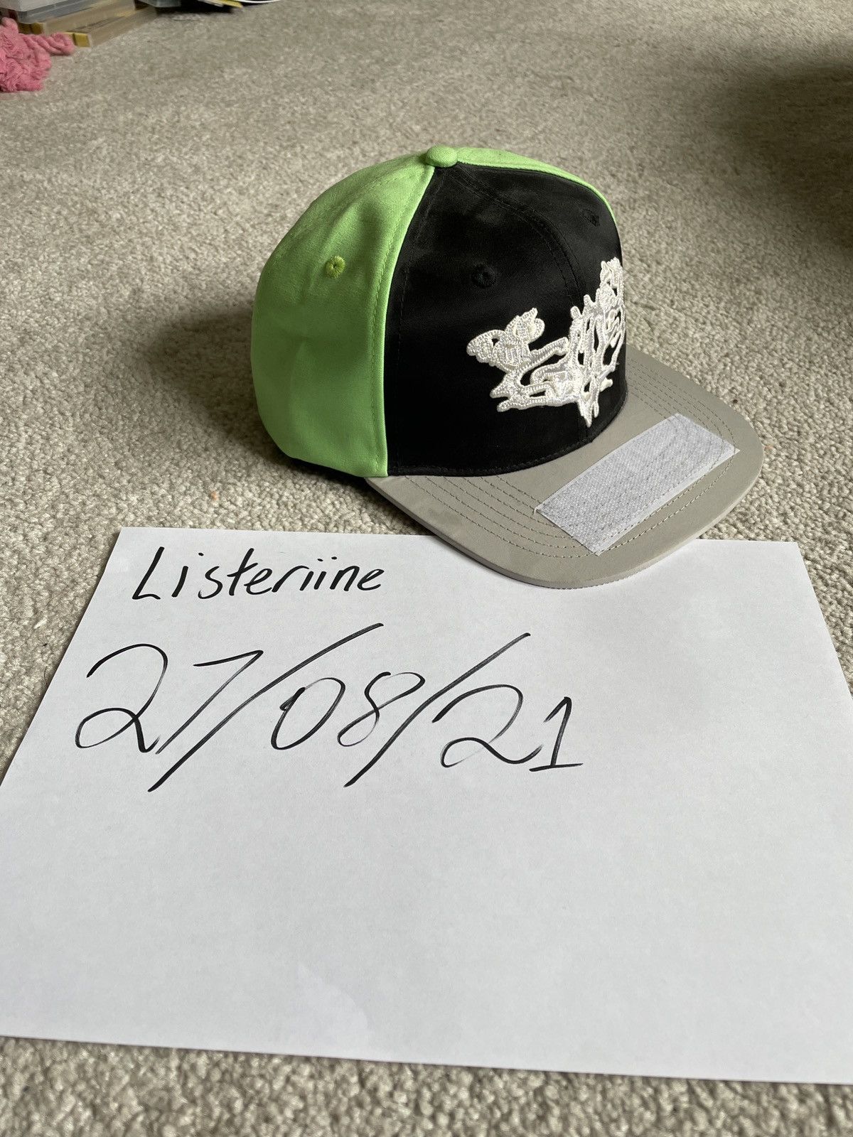 Drain Gang × Sad Boys Bladee ‘No Life’ 12 Snap Back Cap | Grailed