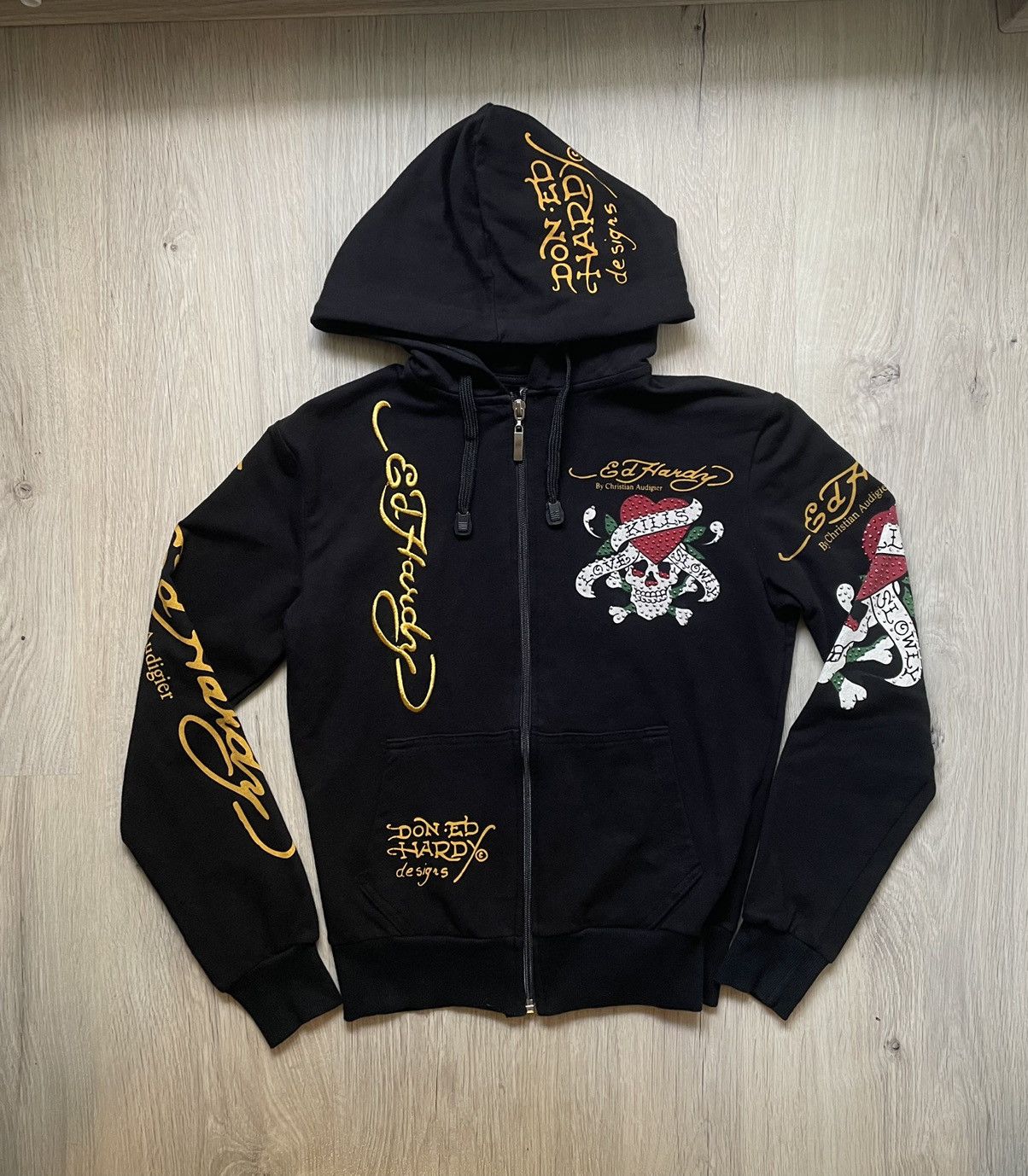 Ed Hardy Ed Hardy Zip Up Hoodie | Grailed