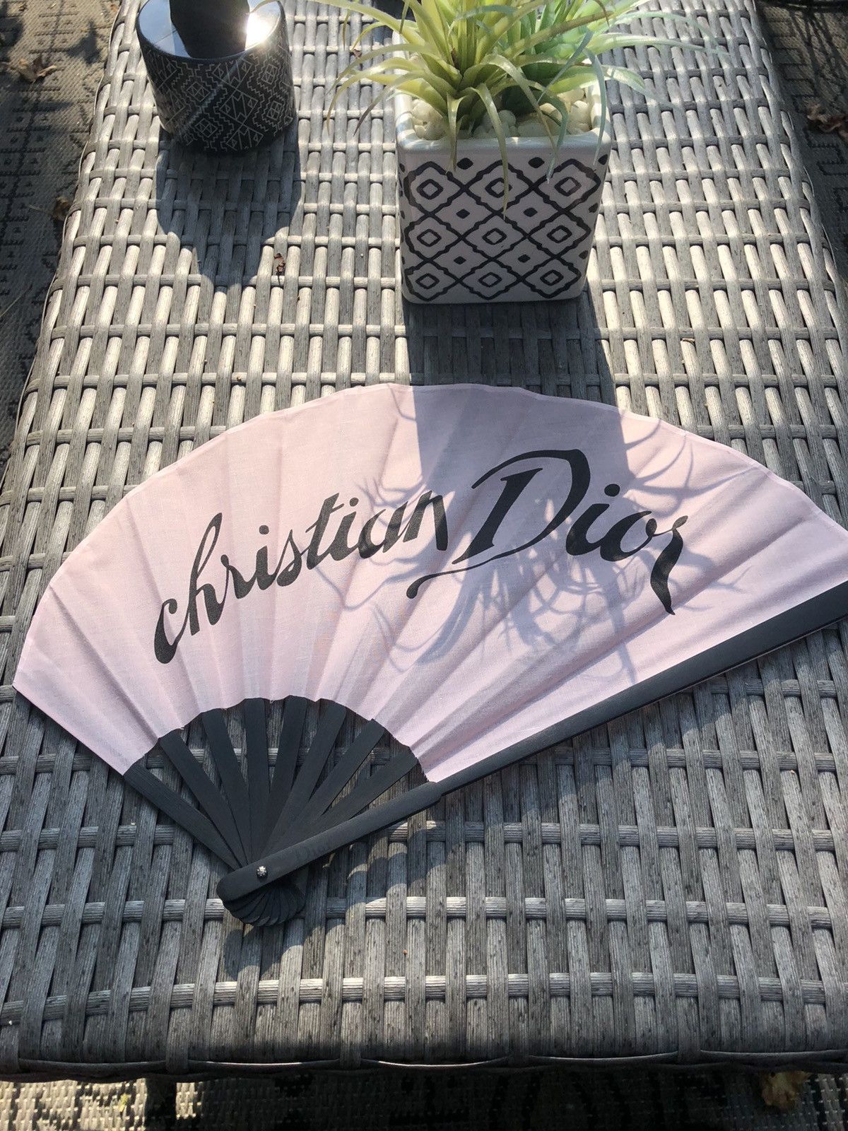 Dior Dior Folding Hand Fan Free Shipping | Grailed