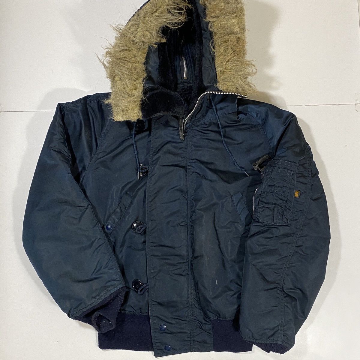 Alpha Industries × Military × Vintage Made in usa N2b Alpha Industries Flying Jacket | Grailed
