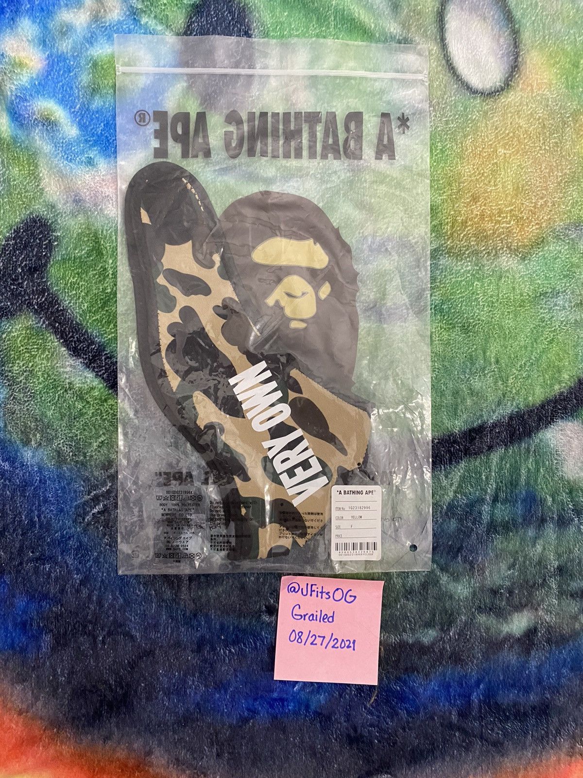 Bape × Octobers Very Own Bape x OVO 1st Camo Face Mask | Grailed