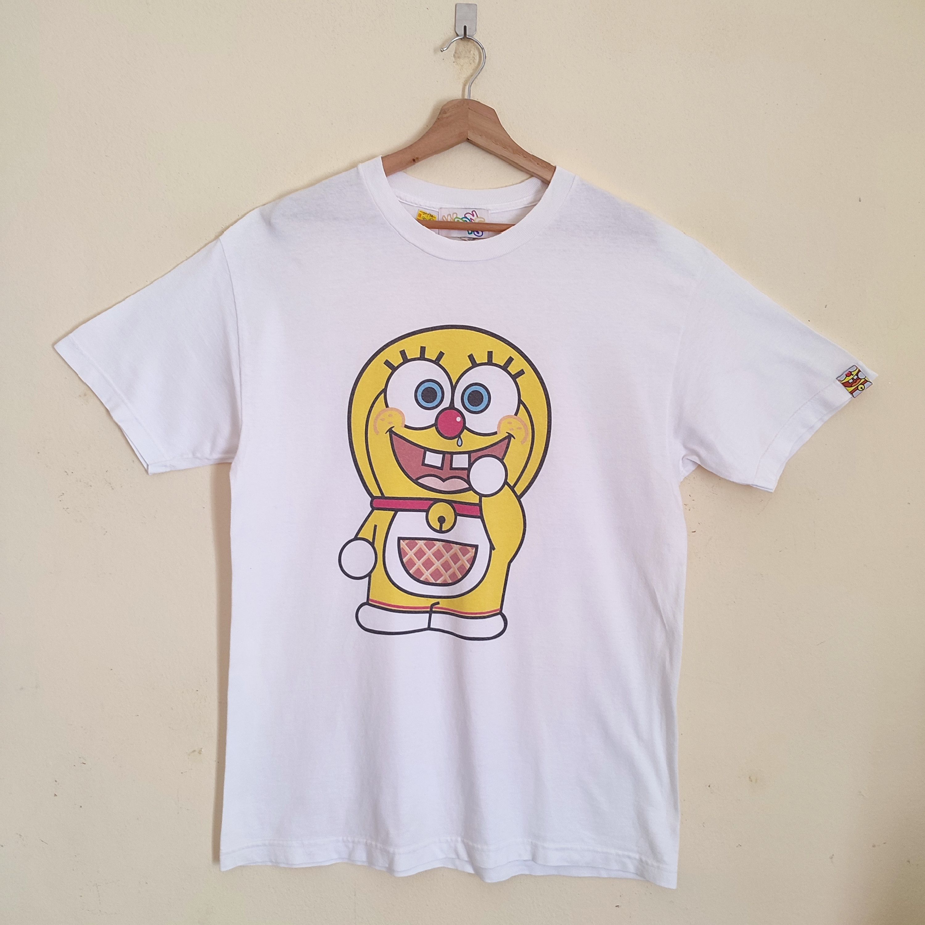 Nickelodeon SpongeBob Squarepants X Doraemon Cartoon Tshirt | Grailed
