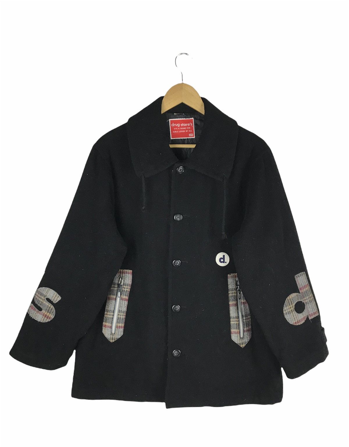 Designer × Japanese Brand × Very Rare DRUG STORE WOOL JACKET MADE IN ...