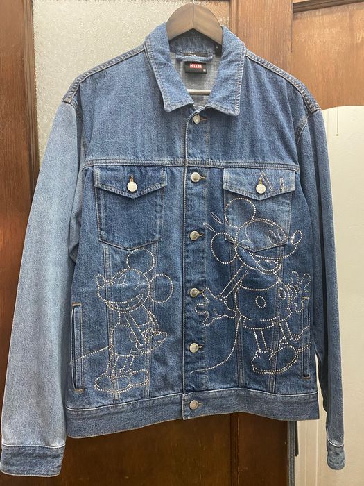 Kith KITH x DISNEY - Swarovski Crystal Mickey Denim Jacket | Grailed