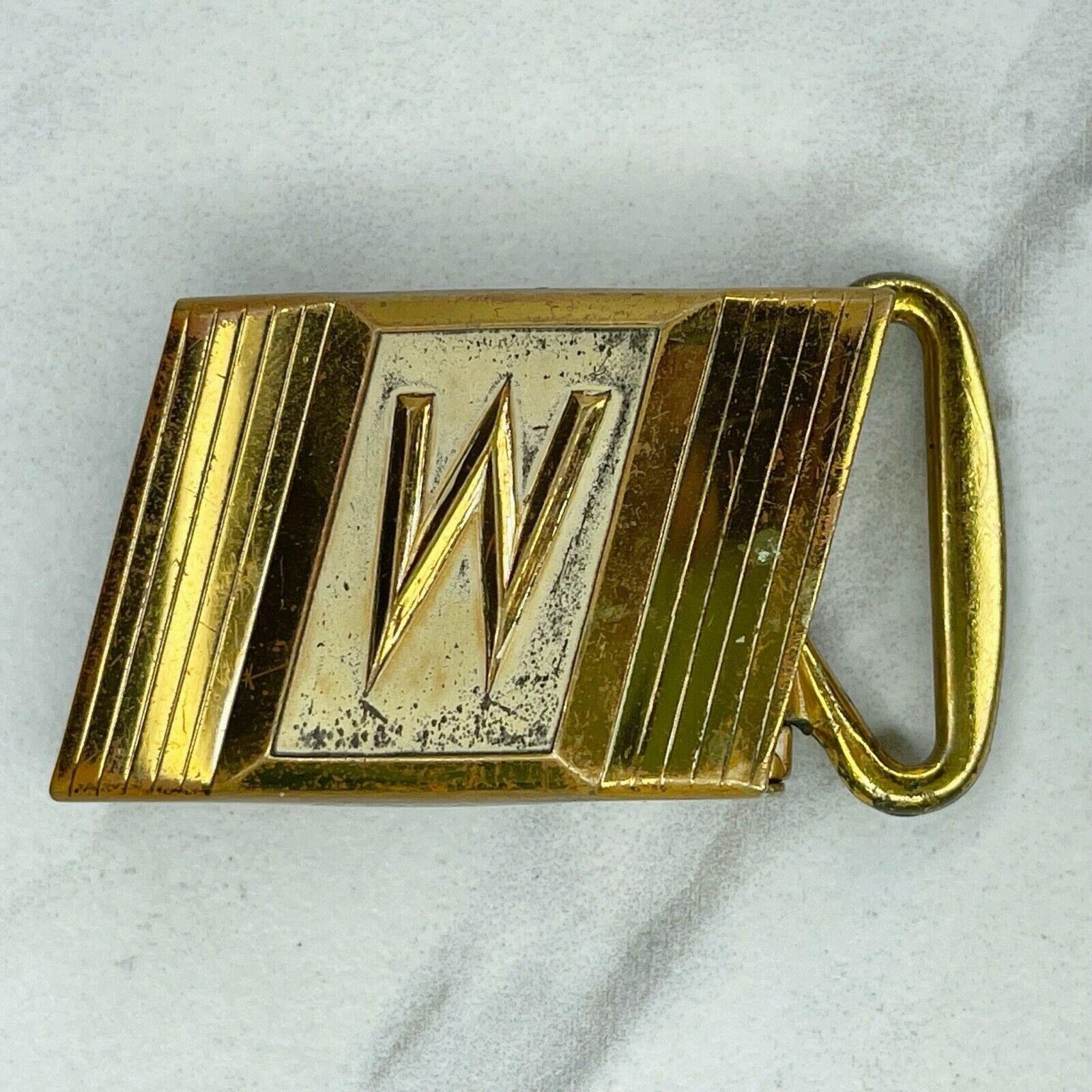 Vintage Hickok Gold Tone Vintage Master Plate W Initial Belt Buckle ...
