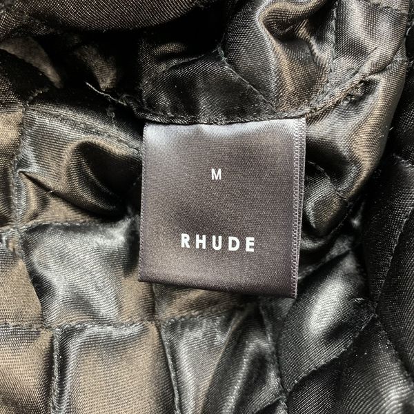 Rhude BRAND NEW RHUDE SHADOW PLAID PUFFER FLANNEL JACKET LOGO | Grailed