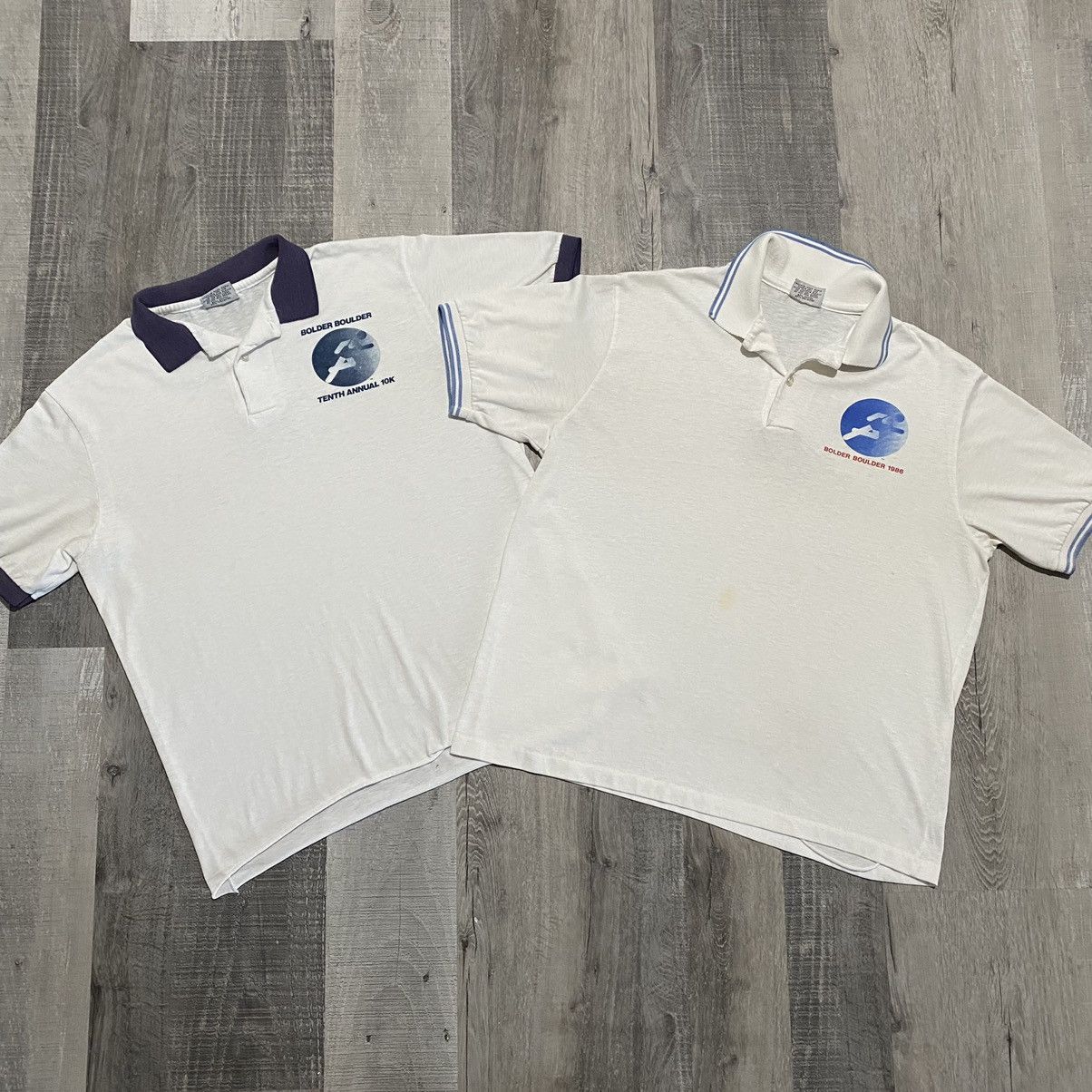 Vintage Vintage Boulder Boulder 10K Paper Thin 80s Marathon T-Shirts ...