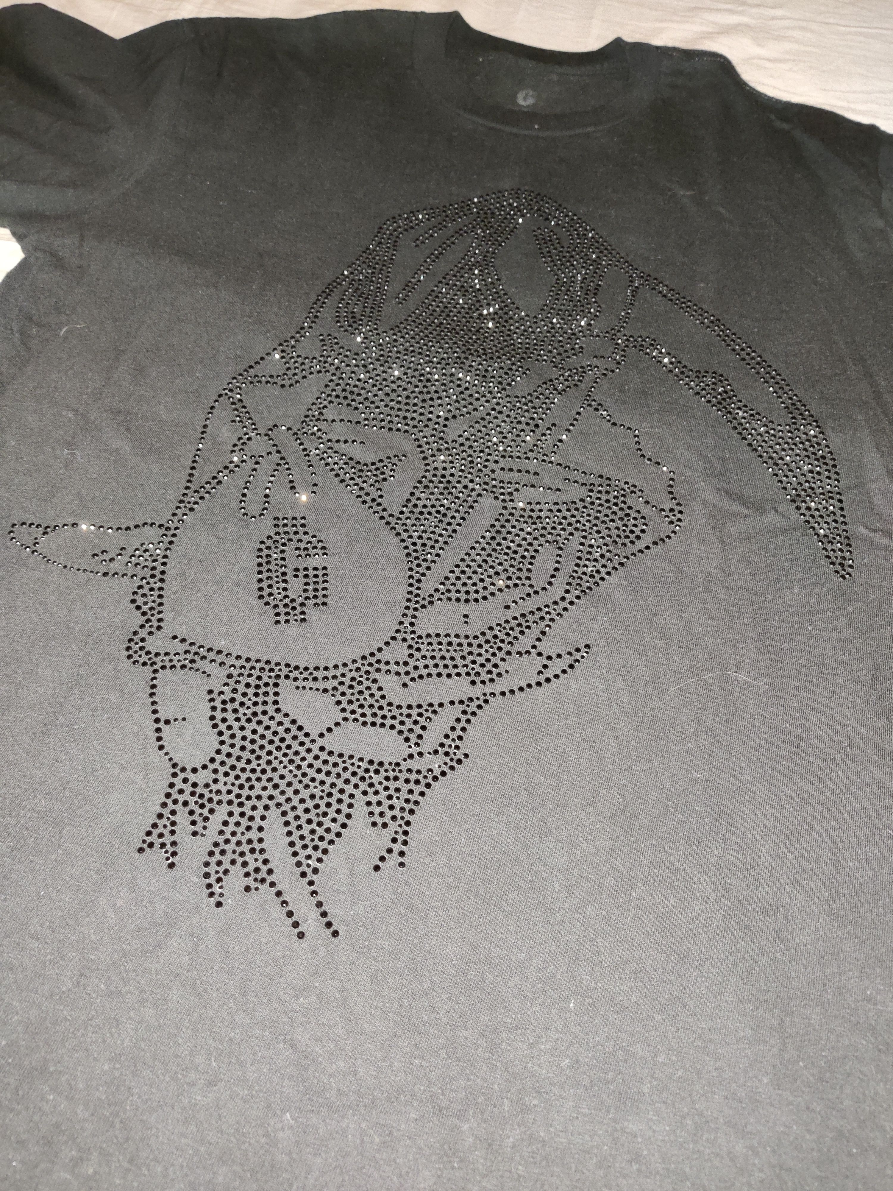 Goth Money Goth Money Records Rhinestones Reaper Tee | Grailed
