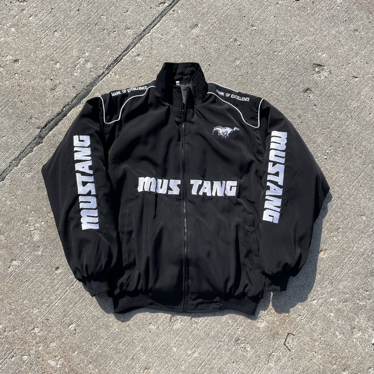 Ford × Vintage Ford Mustang Racing Varsity Jacket American Vintage USA ...