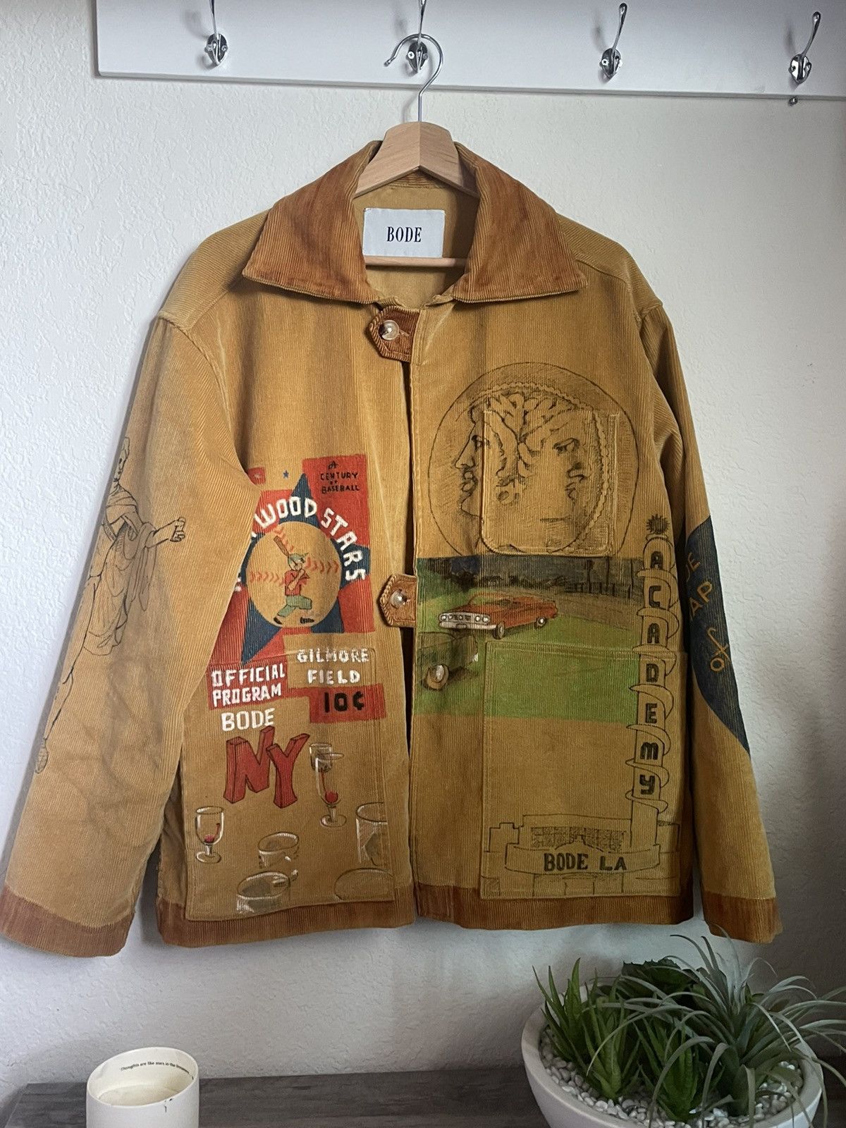 Bode Hand Painted Senior Cord Jacket | Grailed
