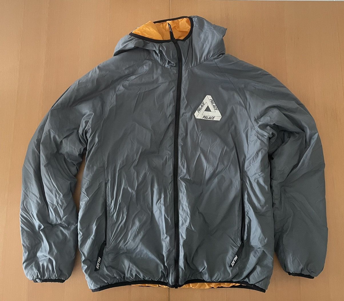 Palace Palace Thinsulate Reversible Jacket Grey/Orange | Grailed
