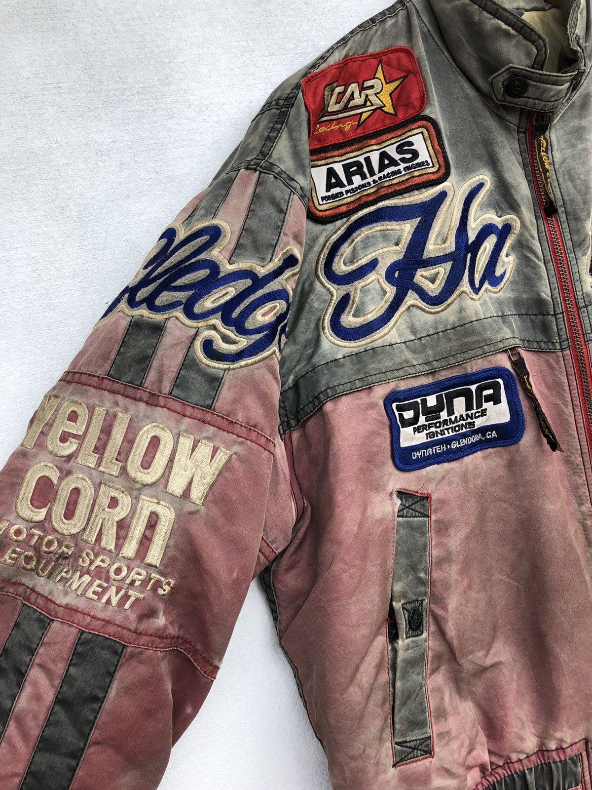 Racing × Vintage × Yellow Corn Rare Vintage Distressed Yellow Corn ...