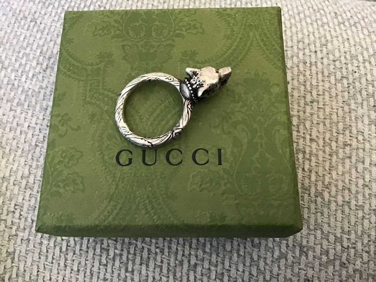 Gucci Wolf Head Ring | Grailed
