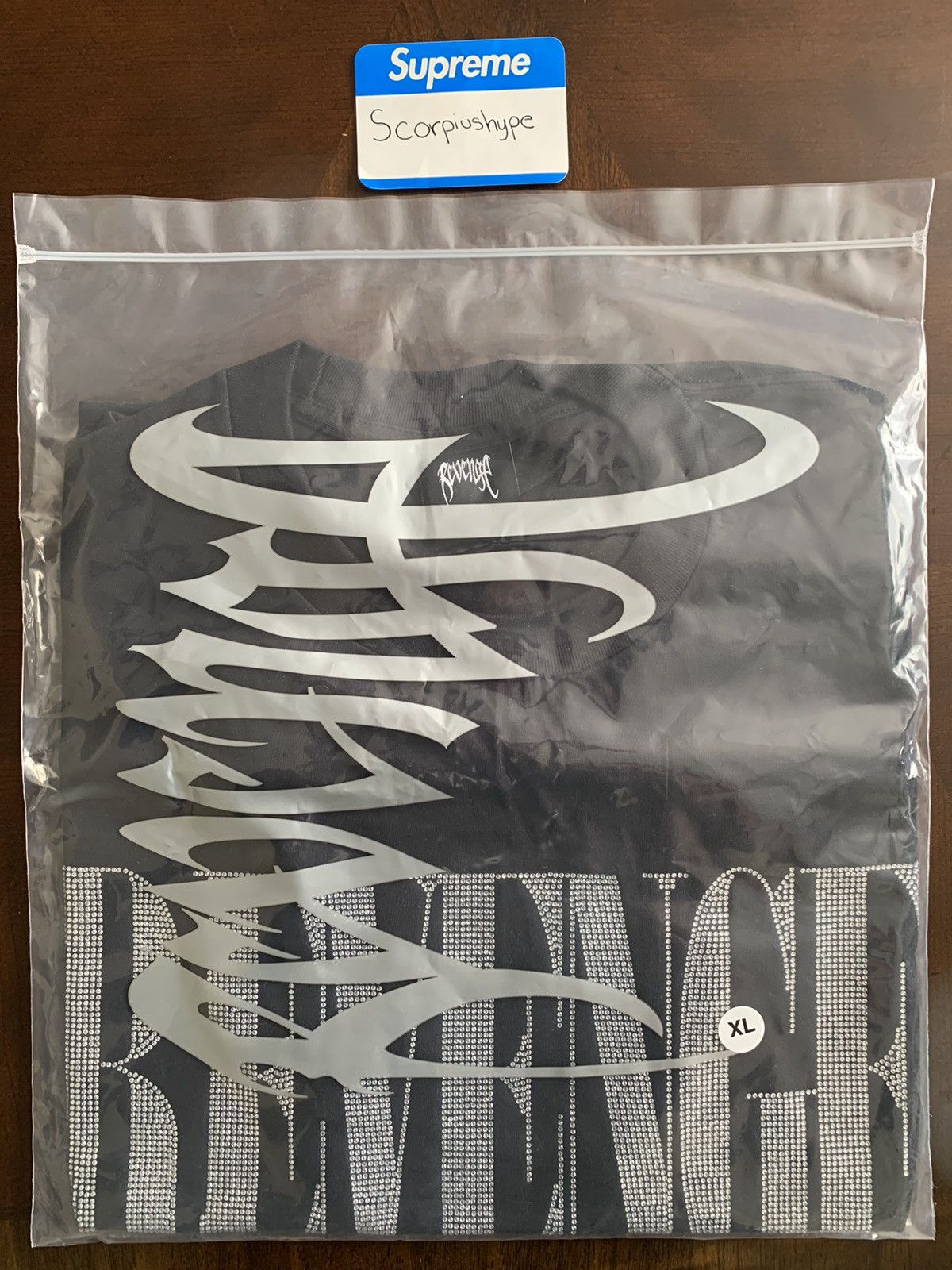 Revenge NIRVANA RHINESTONE TEE | Grailed