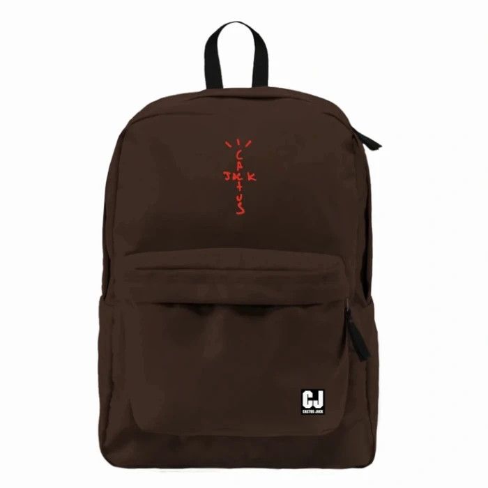 Travis Scott Fortnite Cactus Jack Backpack With Patch Set Brown Trails ...