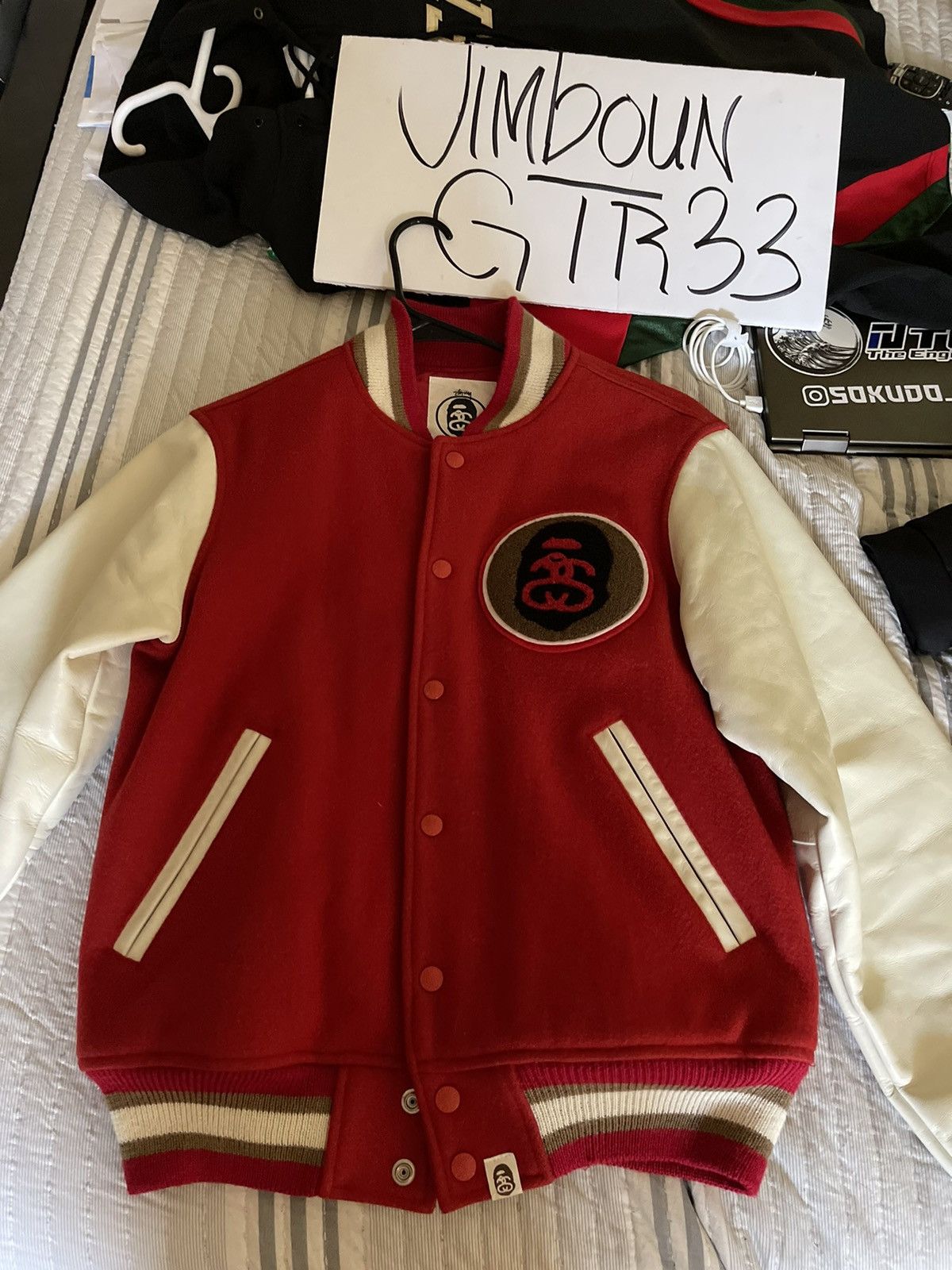 Bape × Stussy Super Rare Bape x Stussy collab **NINER COLORS | Grailed