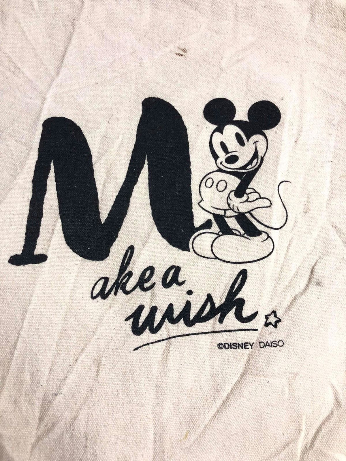 Disney × Mickey Mouse Disney Daiso Cartoon Mickey Style Tote Bag | Grailed