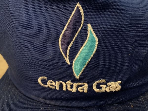 Vintage Centra Gas trucker vintage hat cap Snapback blue adjustable ...