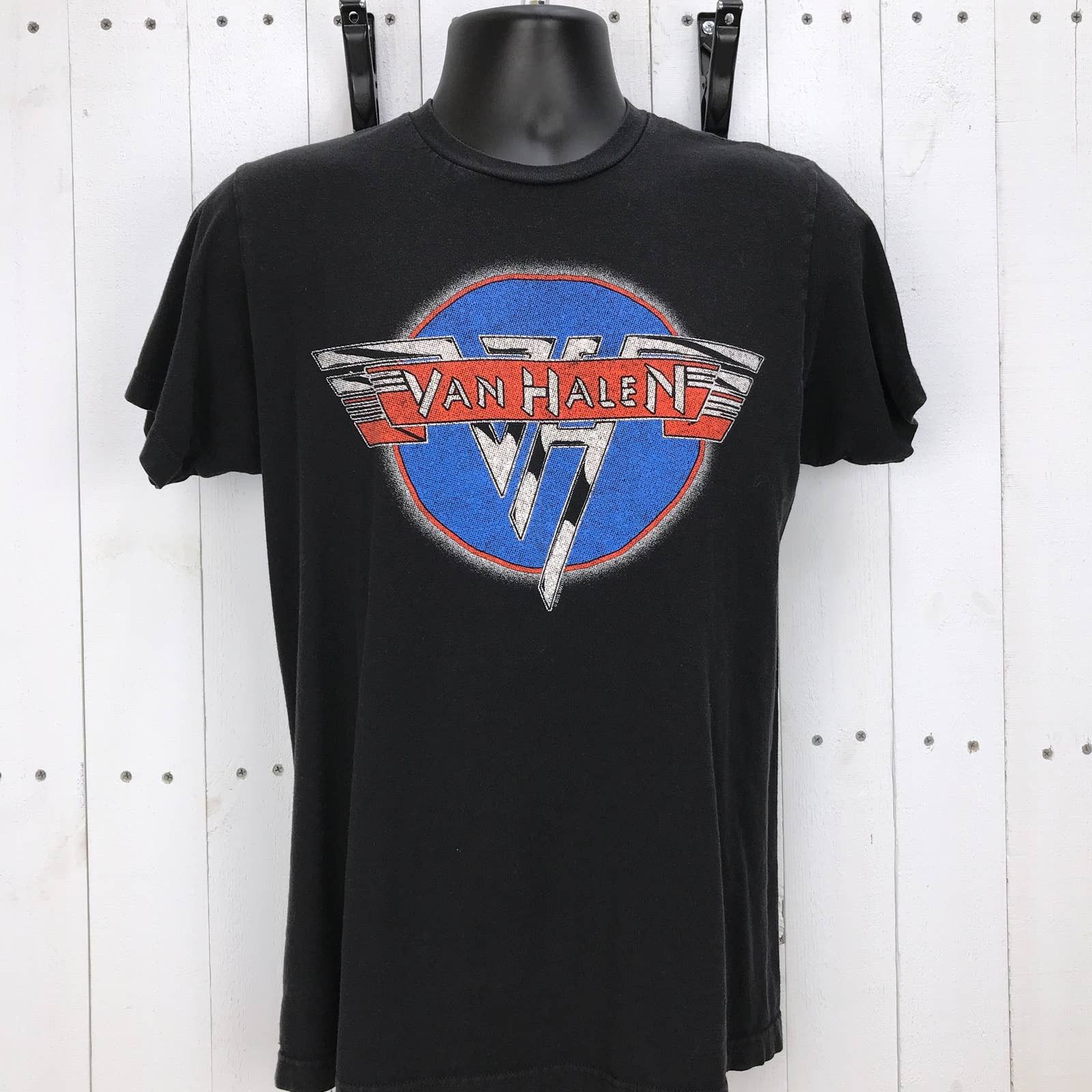 Tultex Van Halen cow print retro logo reprint t-shirt | Grailed