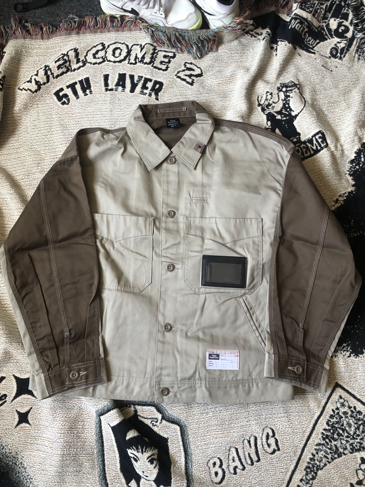 Miharayasuhiro GU Patchwork Chief oversized Jacket | Grailed