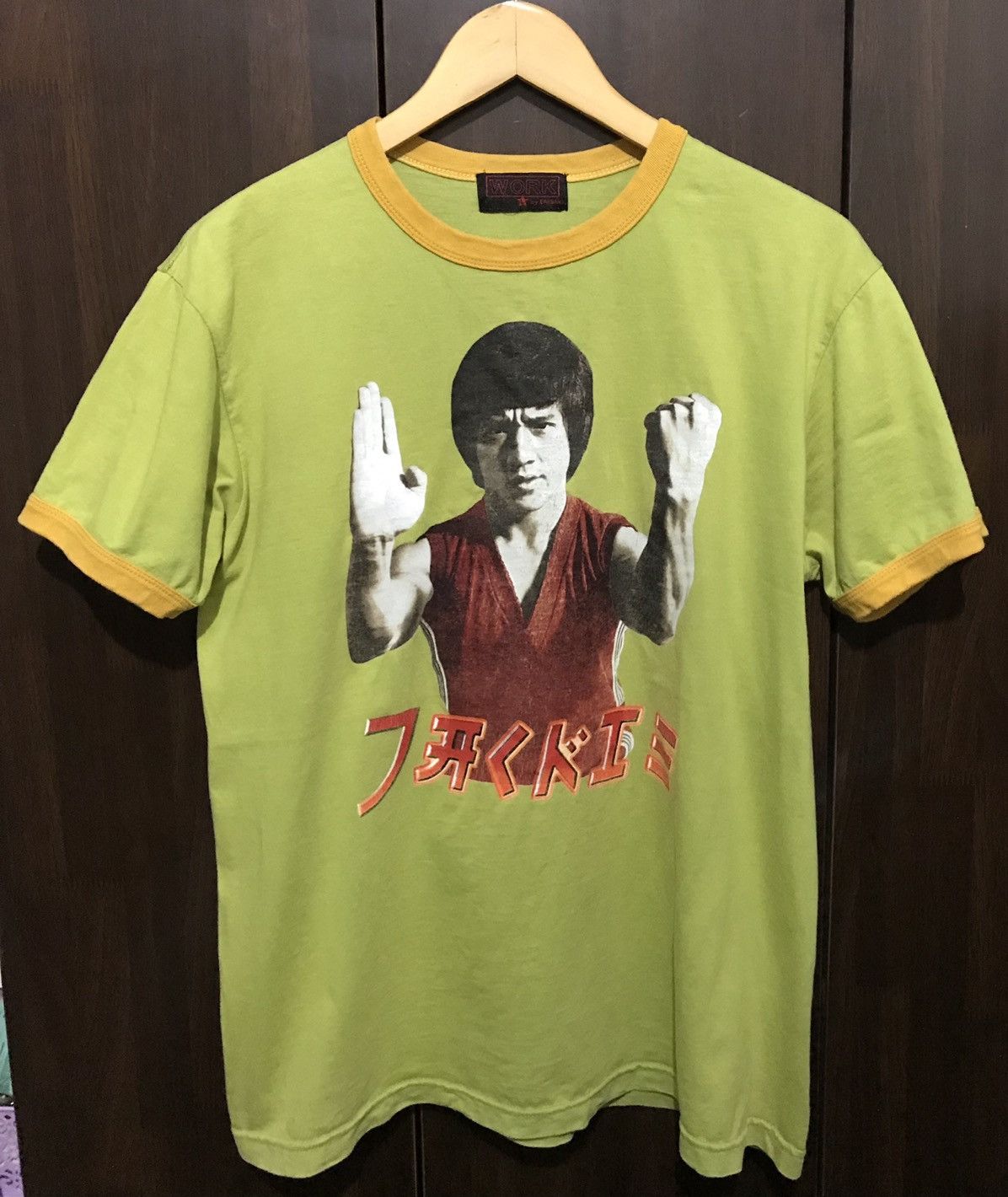 Character Hero × Movie × Vintage Vintage Jackie Chan Ringer Tshirt ...