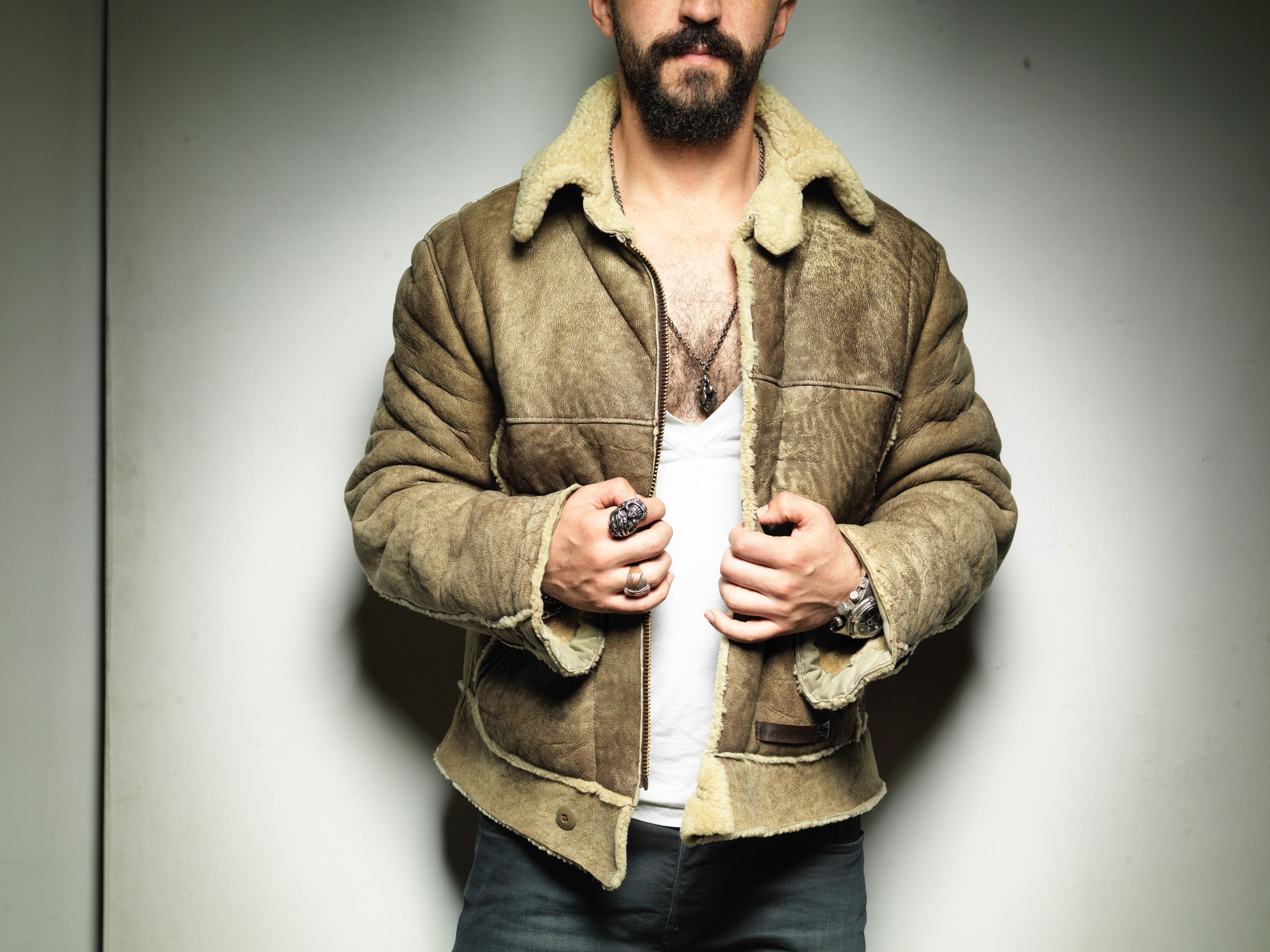 Diesel LARGE DIESEL SHEARLING SAMPLE 100Percent LEATHER | Grailed