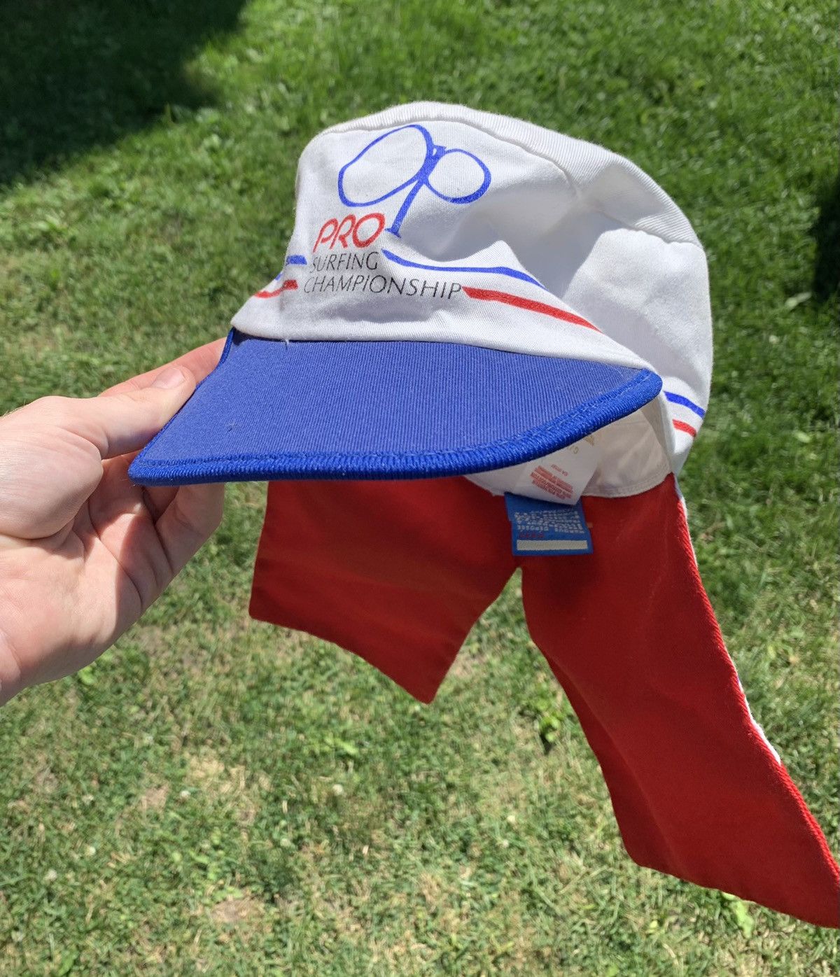 Vintage 80s Ocean Pacific “Surfing Championship” Legionnaire Hat | Grailed