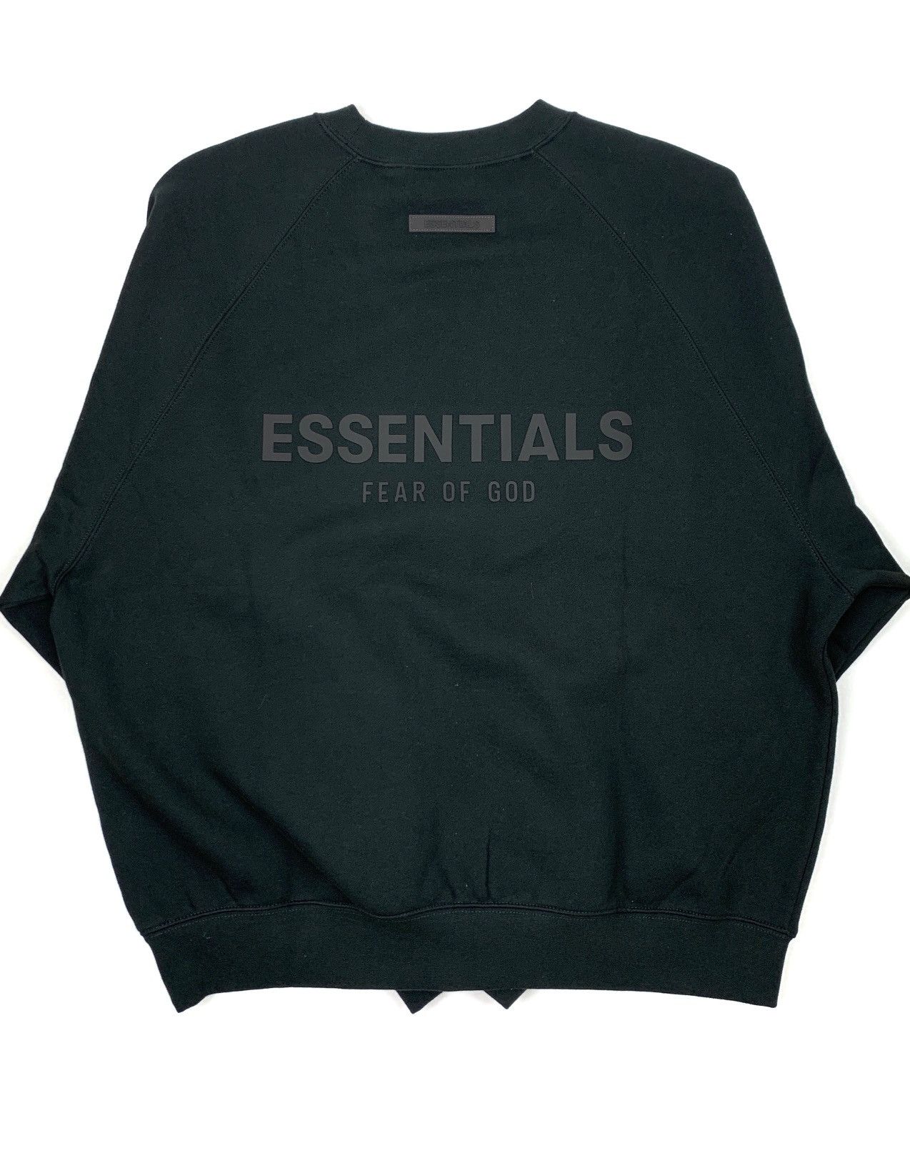 Fear of God FOG ESSENTIALS Sweatshirt 'Black/Stretch Limo' SS21 | Grailed