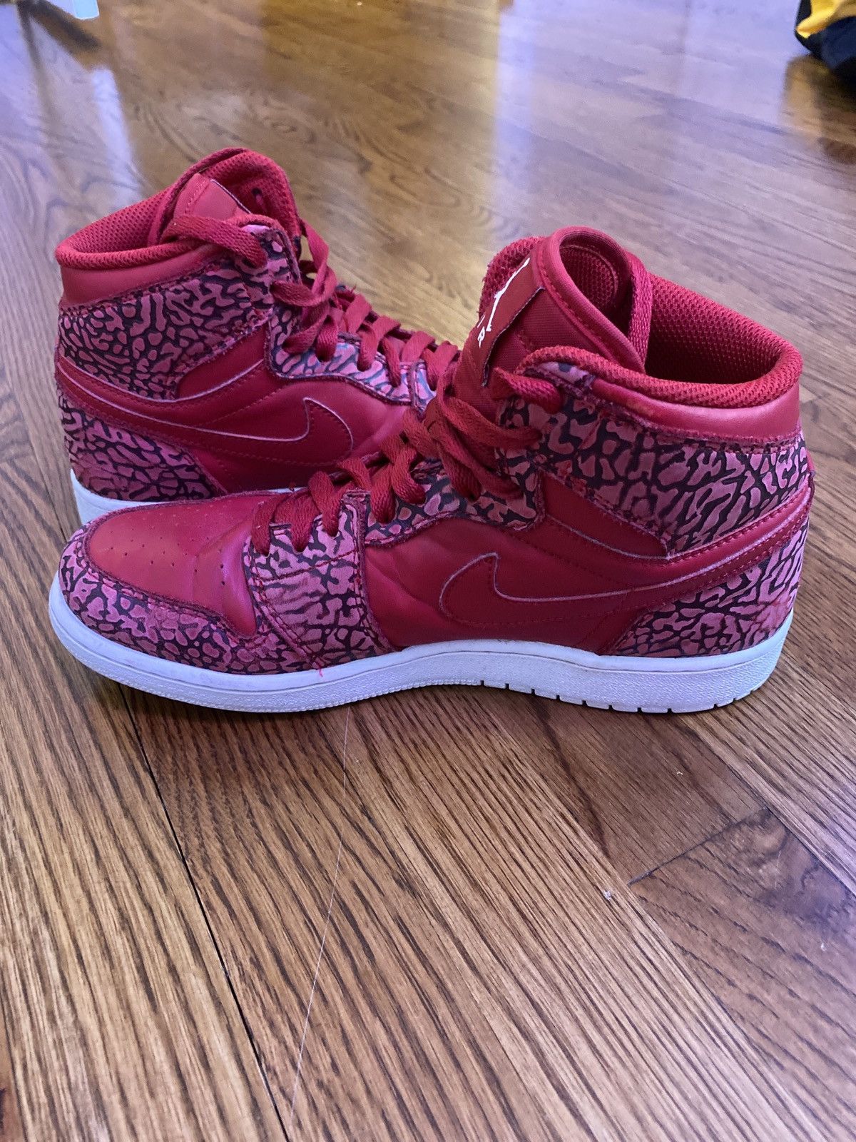Nike Air Jordan 1 Retro Hi Prem BG Red Elephant | Grailed