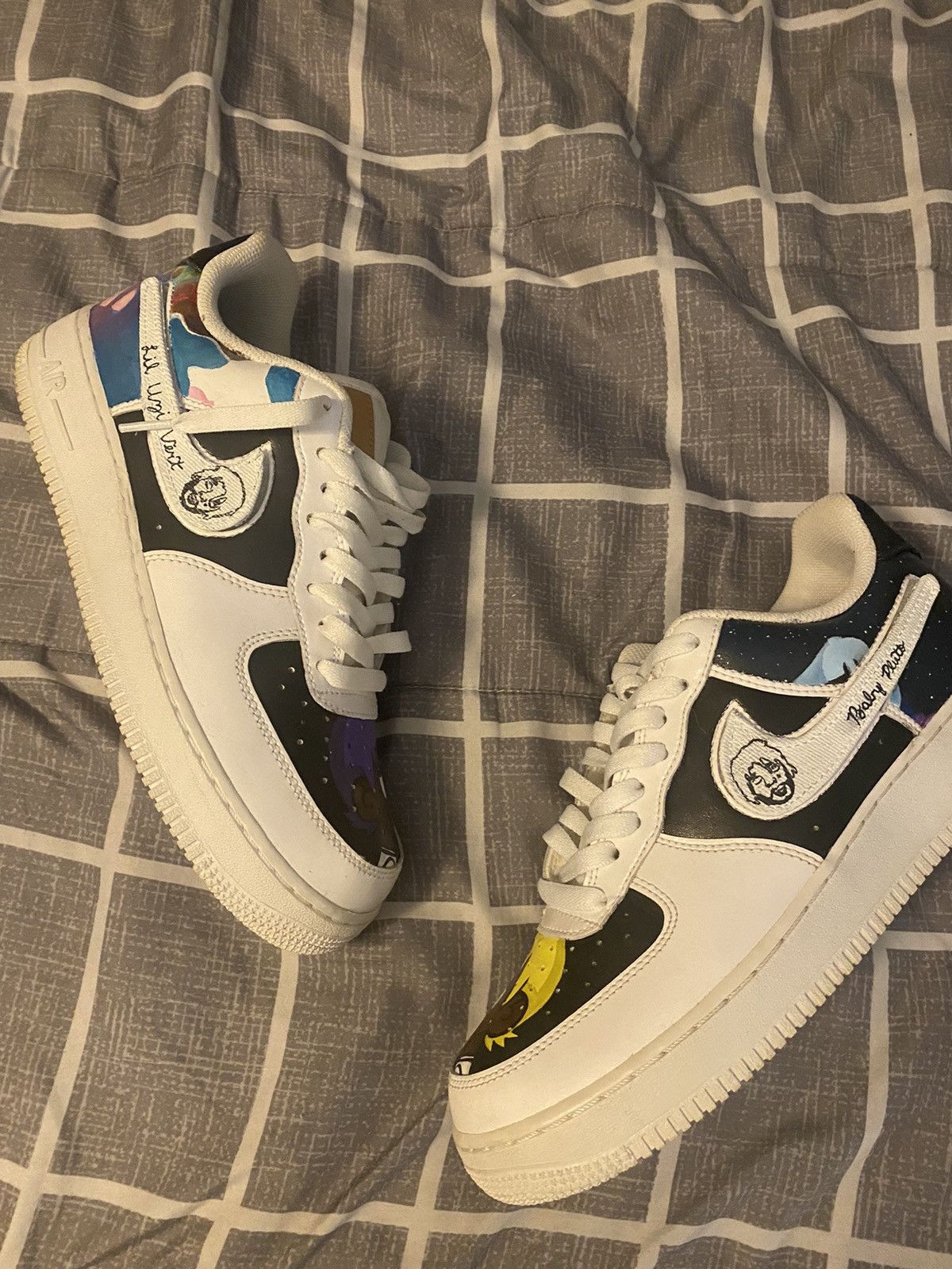 Nike Air Force 1 lil uzi custom | Grailed