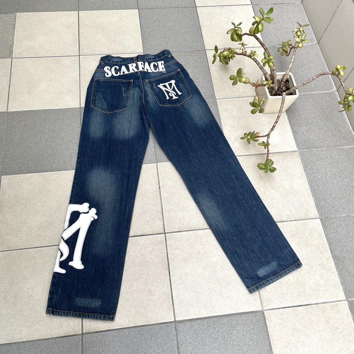 Vintage RARE Vintage Scarface Movie Tony Montana Jeans | Grailed