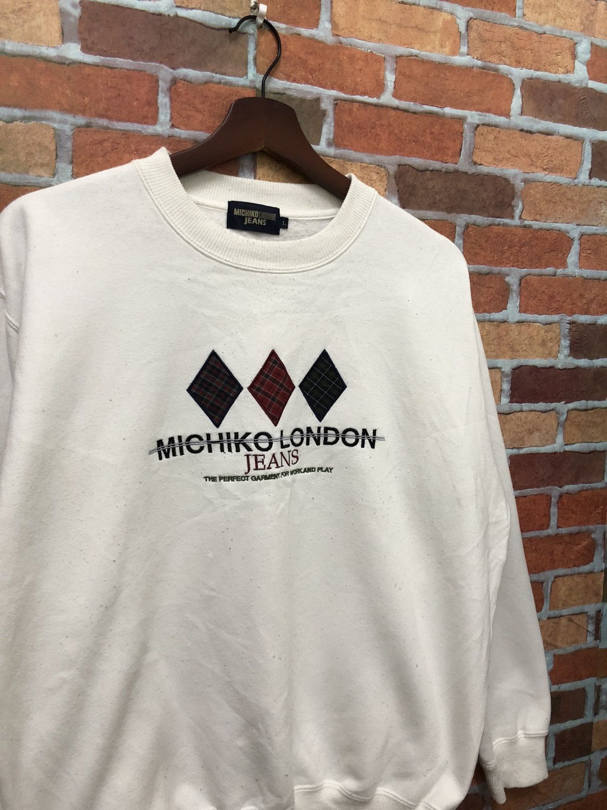 Designer Japanese brand michiko london embroidery logo | Grailed